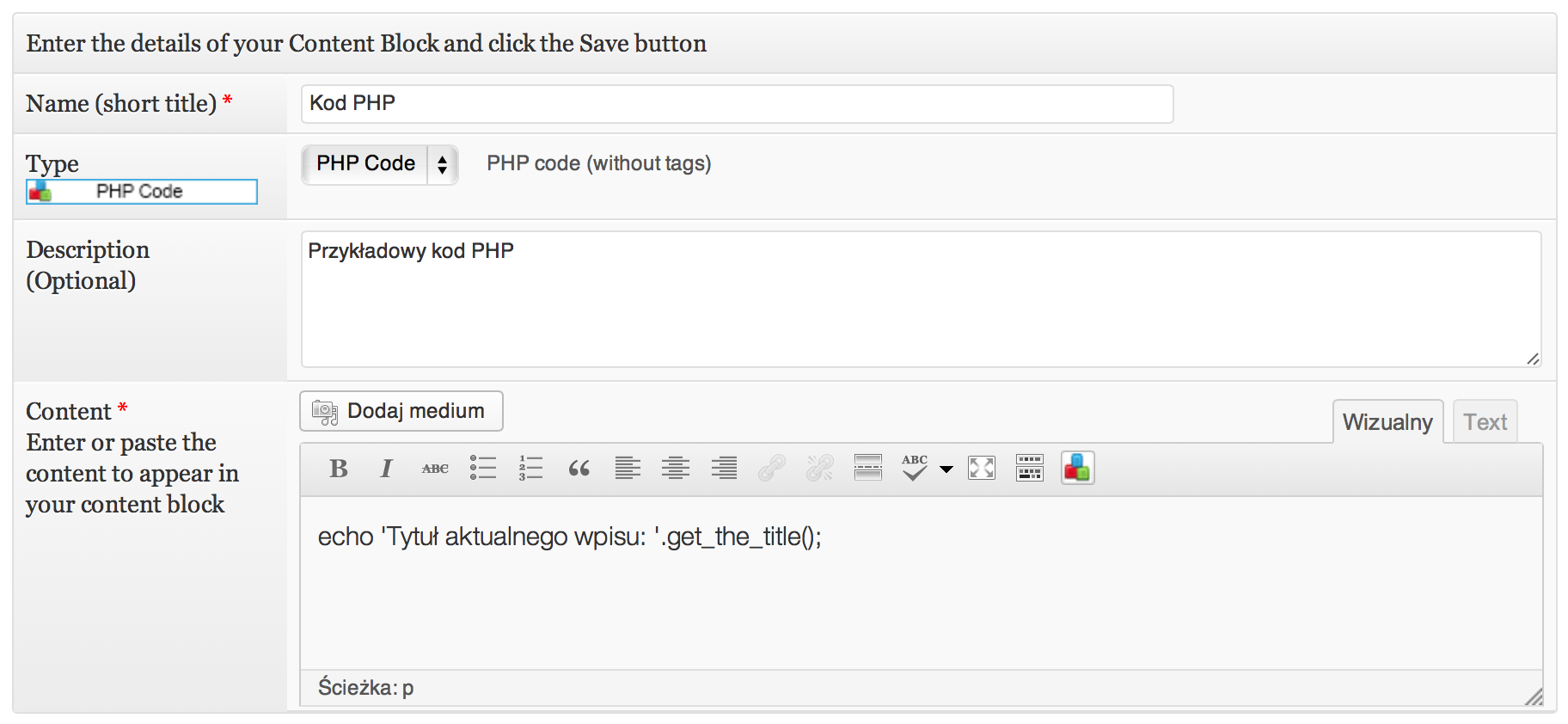 Global Content Blocks - fragmenty treści pod kontrolą