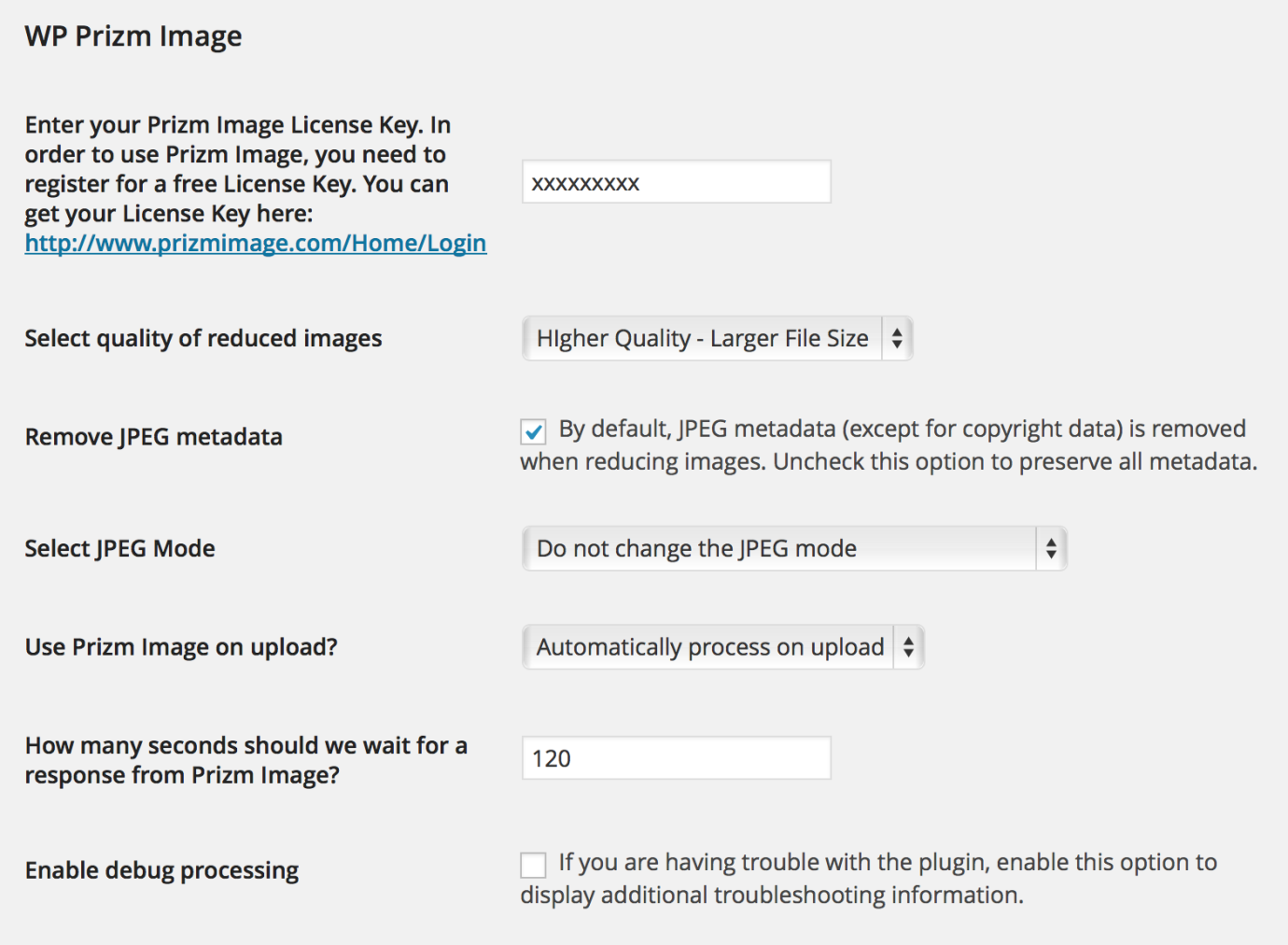 Prizm Image - automatyczna optymalizacja wielkości obrazków