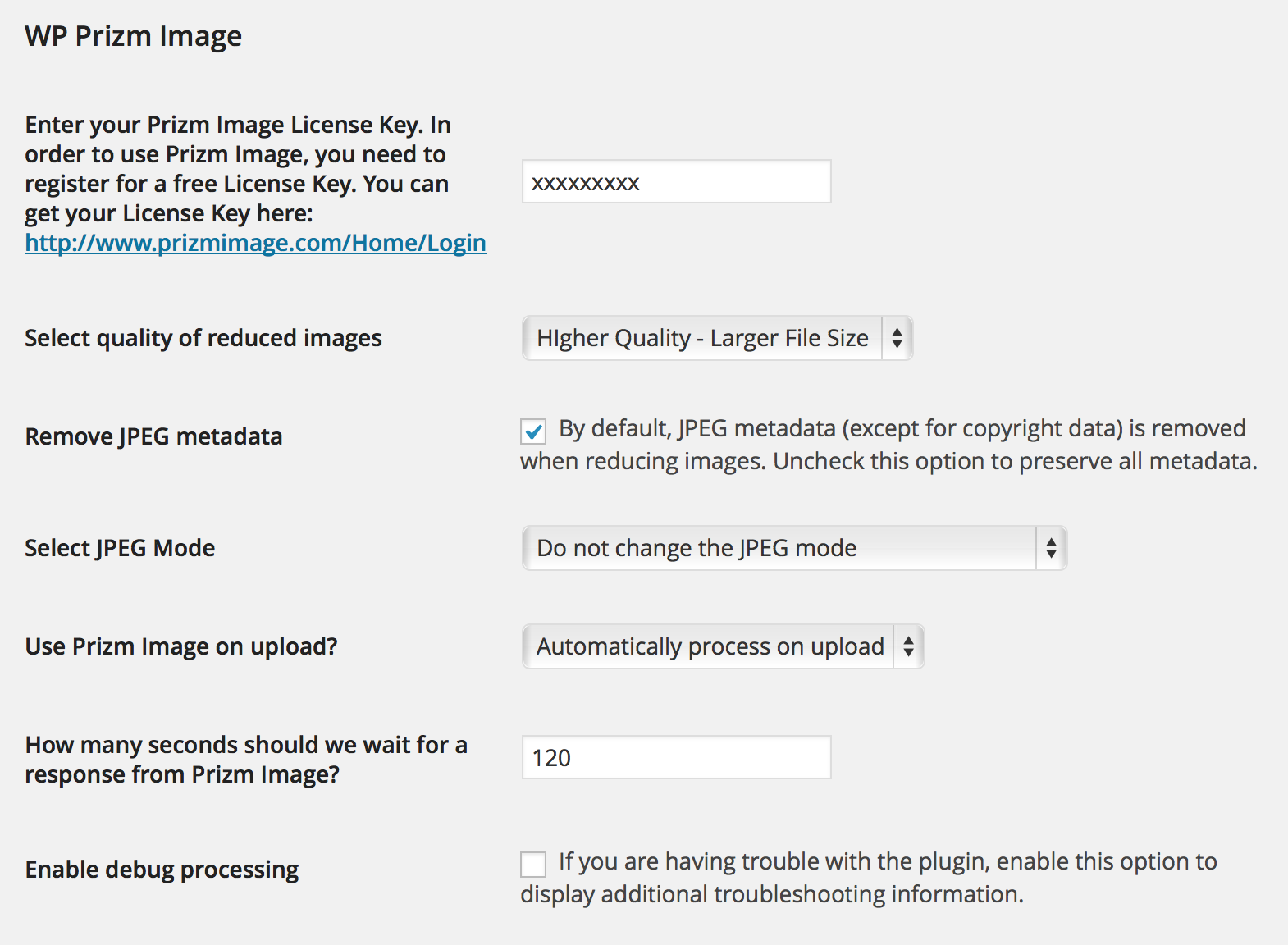 Prizm Image - automatyczna optymalizacja wielkości obrazków
